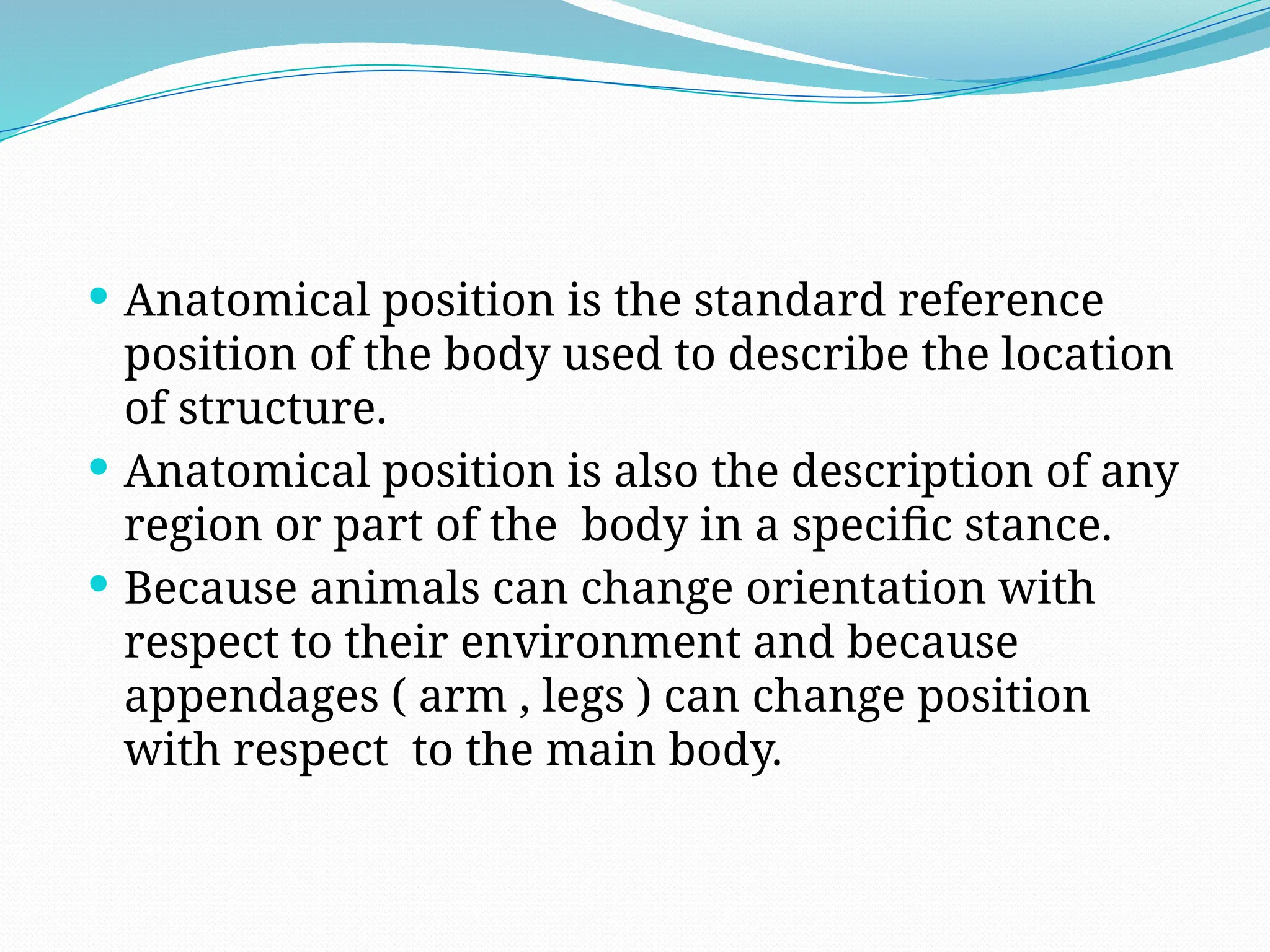 Anatomical positions and terminologies. | PPT