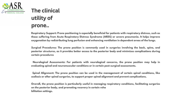 Anatomical positions Supine and prone position | PPT