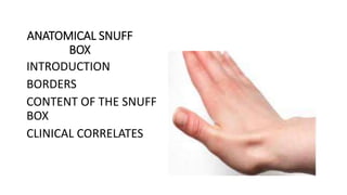 ANATOMICAL SNUFF BOX.pptx