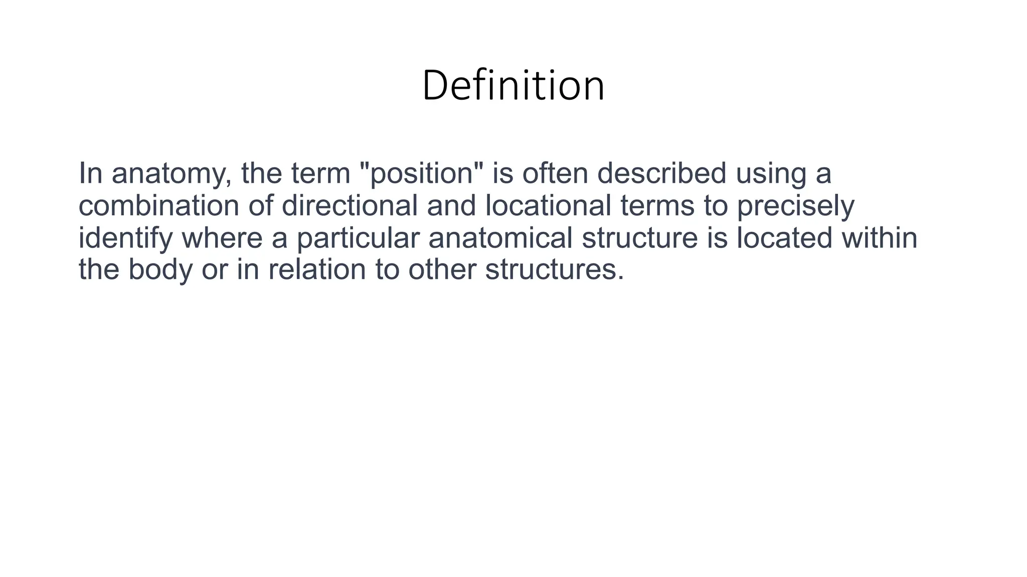 Anatomical Structures Presentation Pptx