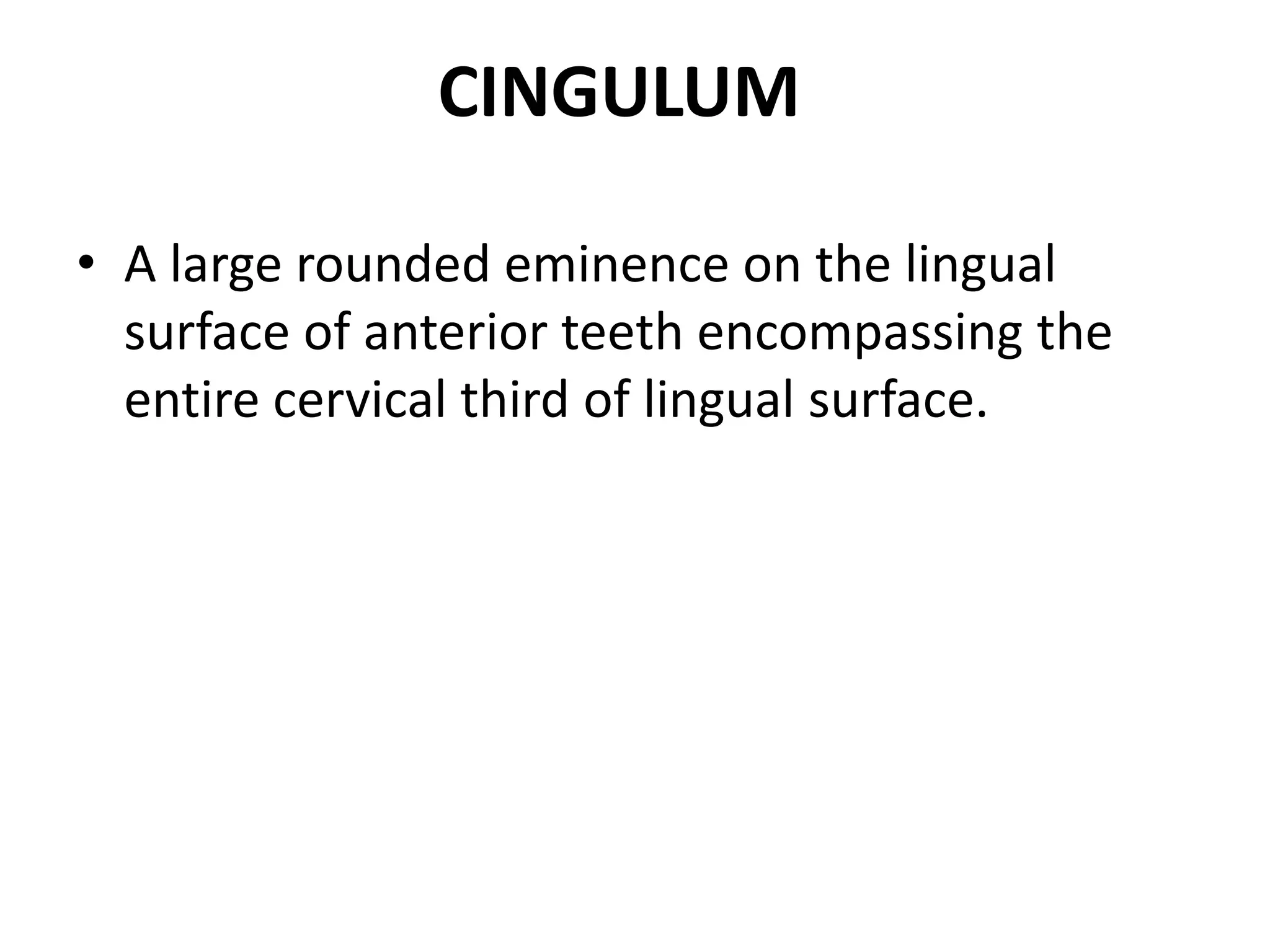 Anatomical structures of teeth | PPTX