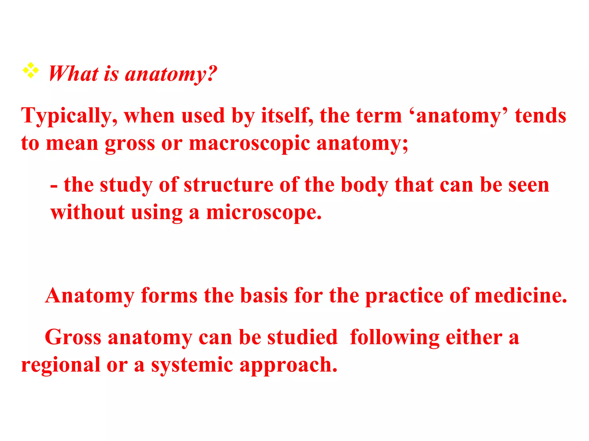 Anatomical terminology | PPT