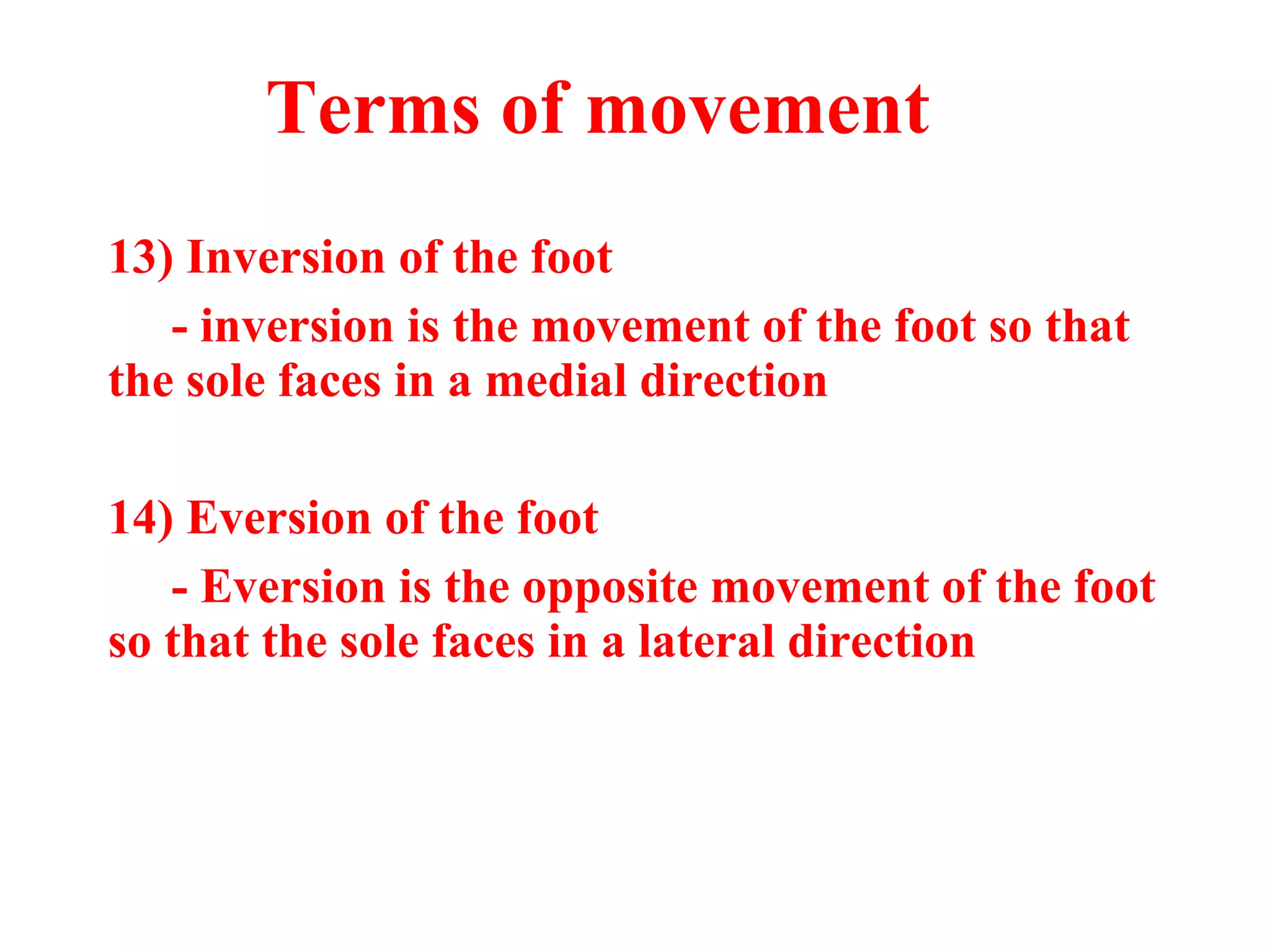 Anatomical terminology | PPT