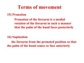 Anatomical terminology | PPT