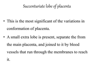 Anatomical variations of the placenta and the cord.pptx