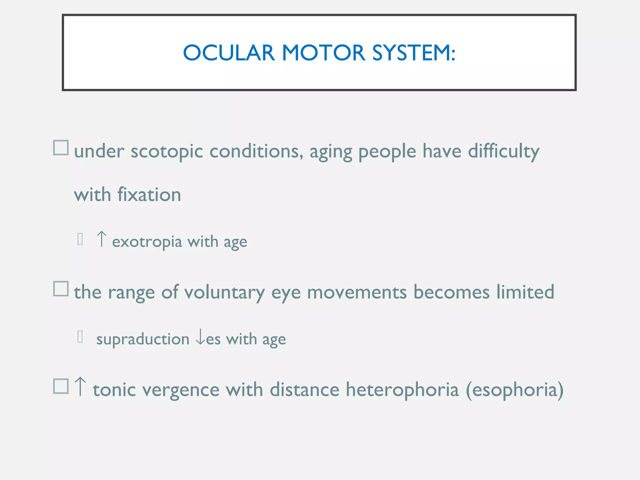 Anatomic and physiological ocular changes with age final | PPT
