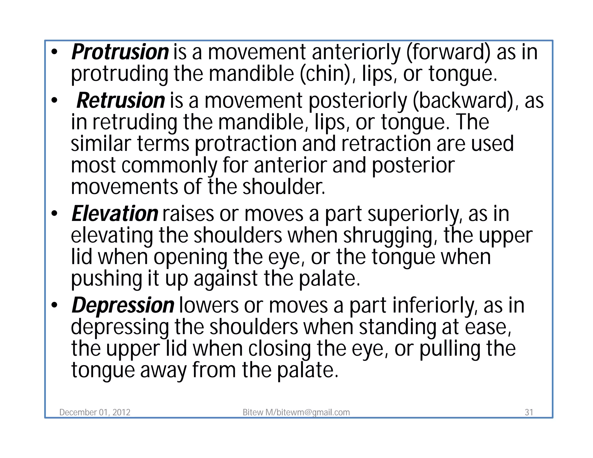 Anatomicomedical terminology ppt -by- Bitew | PDF