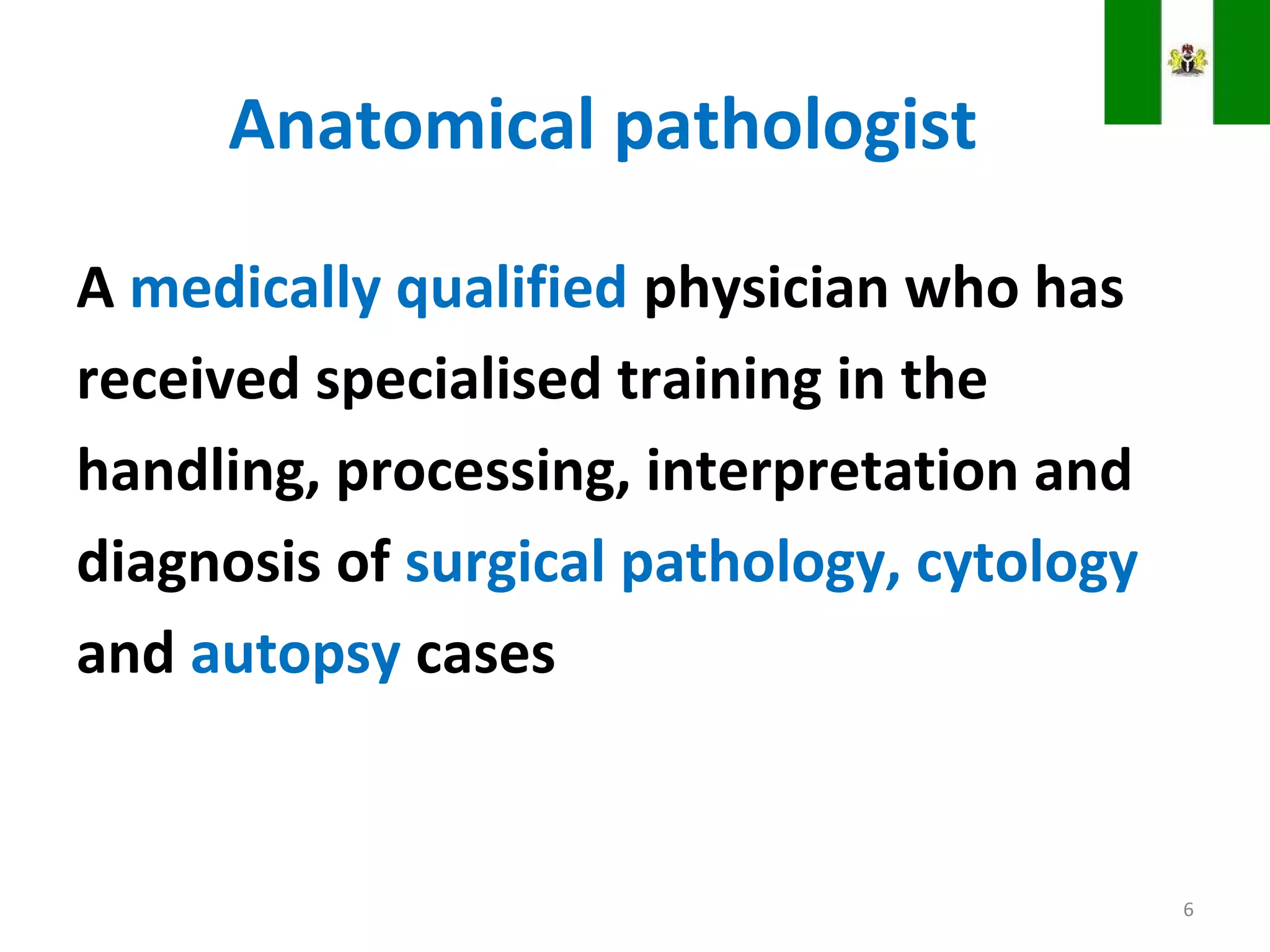 Anatomic Pathology in Nigeria | PPT