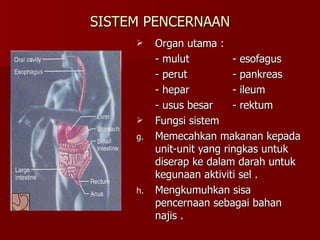 Anatomi dan fisiologi | PPT