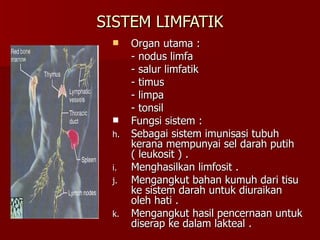 Anatomi dan fisiologi | PPT