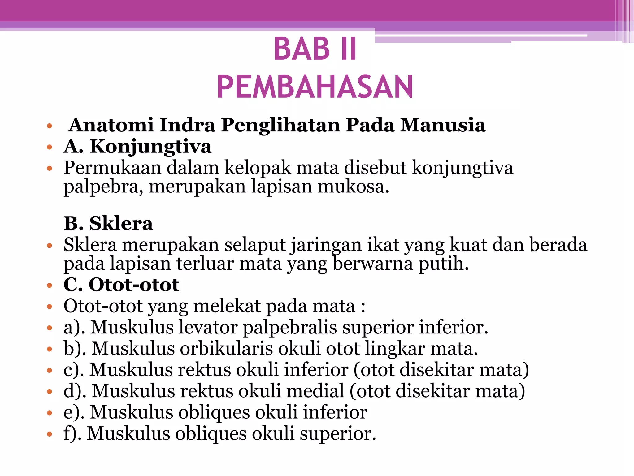 Anatomi dan fisiologi mata | PPTX