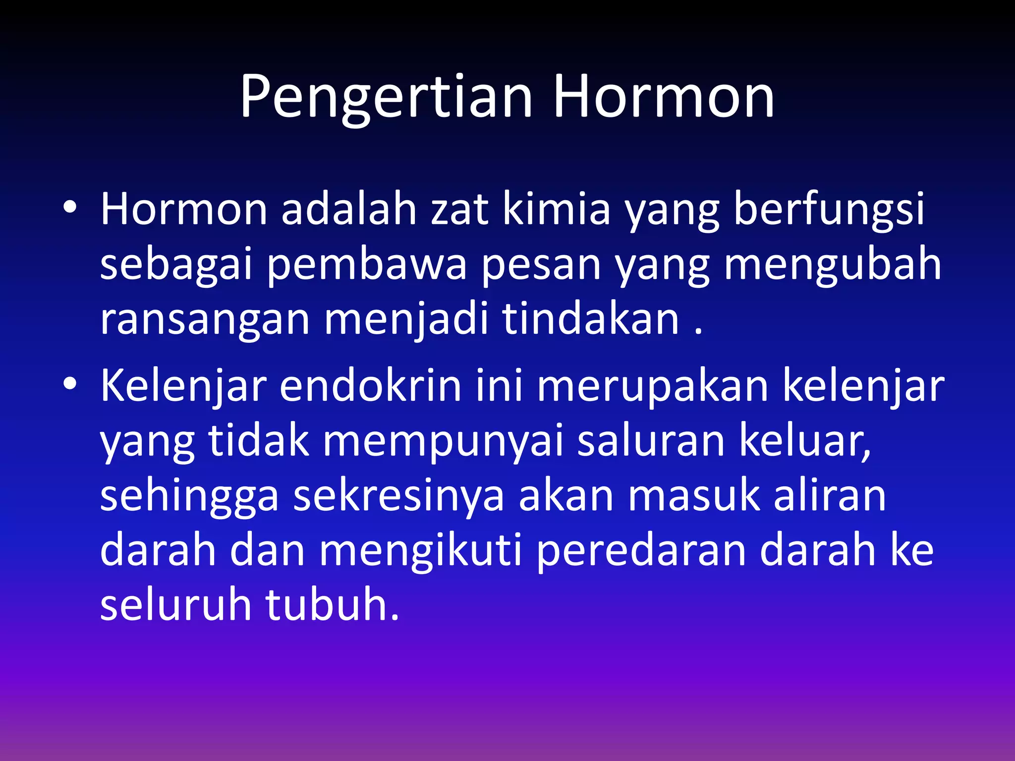 Anatomi dan fisiologi sistem endokrin | PPTX