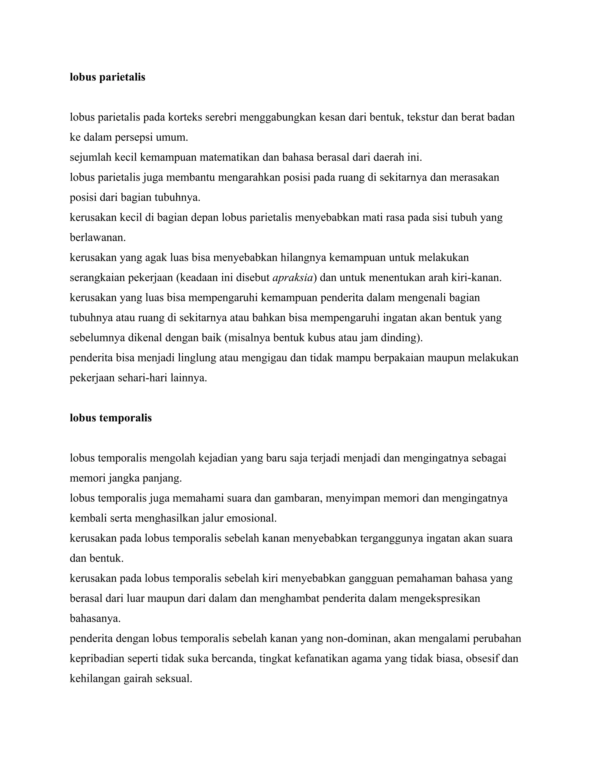 Anatomi dan fisiologi sistem persarafan | DOC