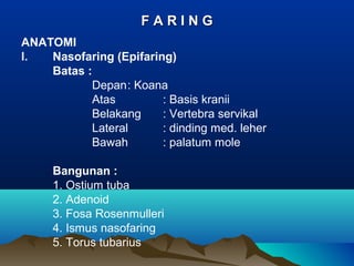 Anatomi dan fisiologi tht kl | PPT