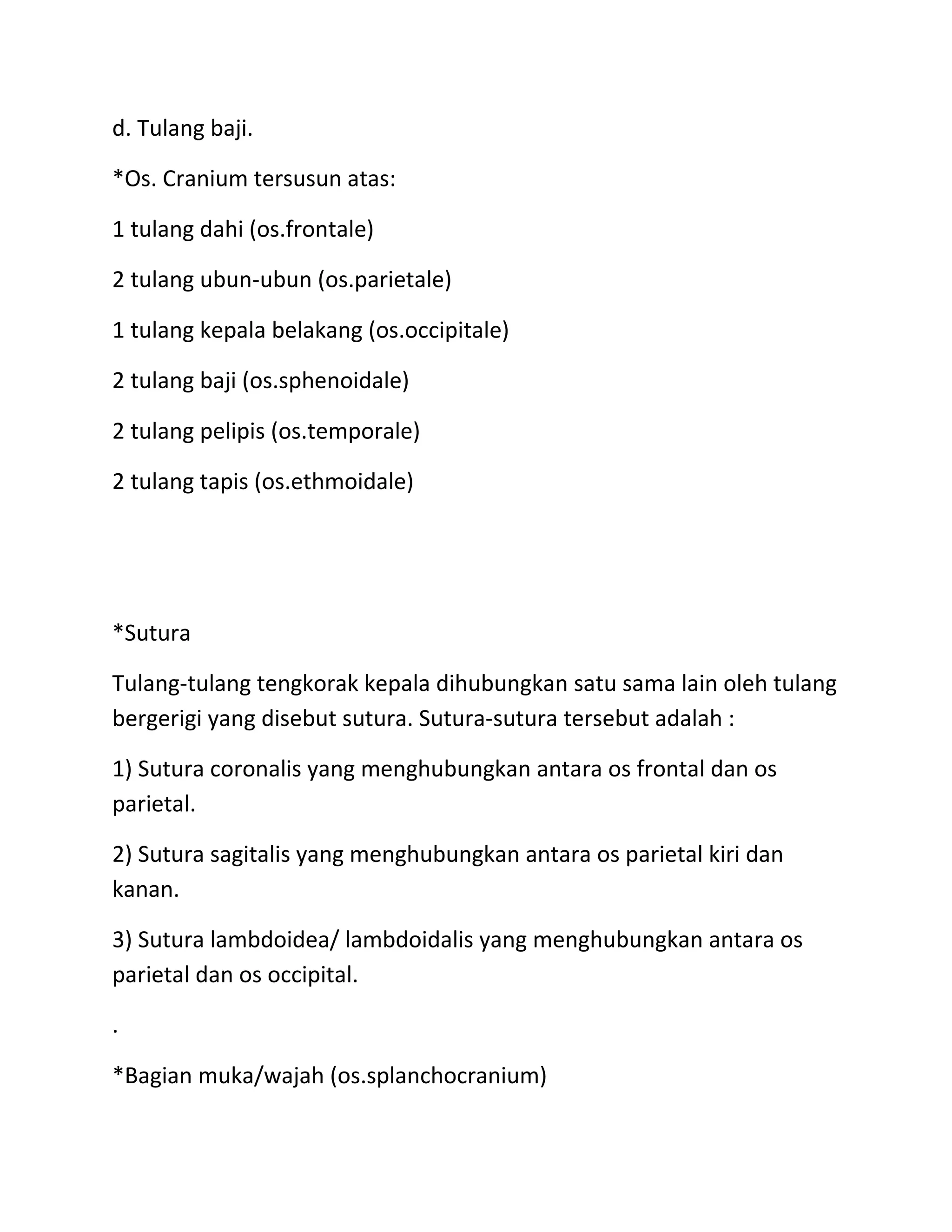 Anatomi dasar kepala | DOC