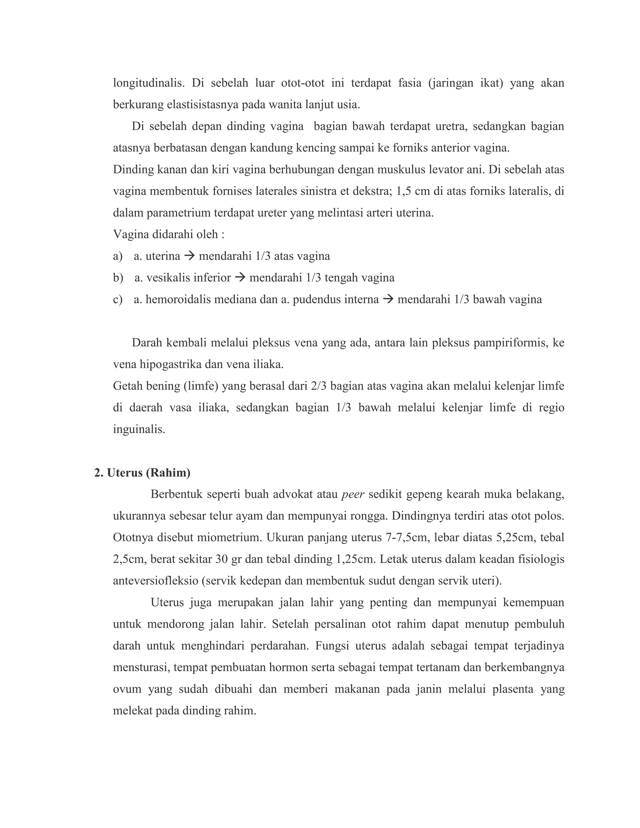 Anatomi fisiologi alat kandungan | DOCX