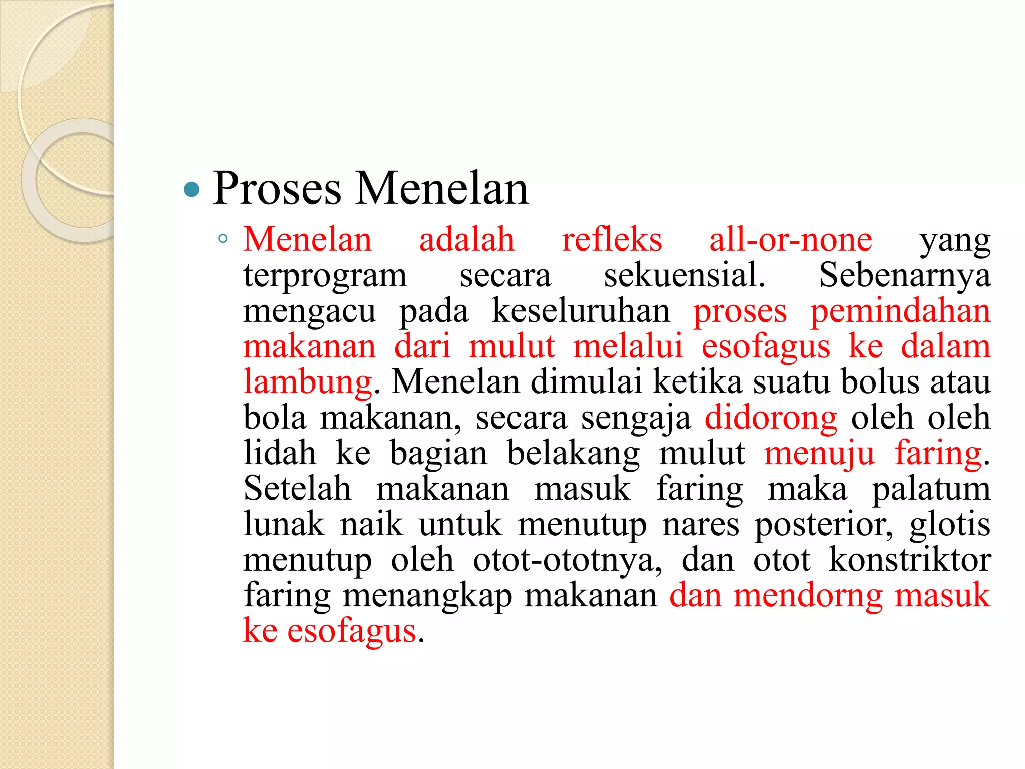 Anatomi fisiologi faring dan esofagus | PPTX