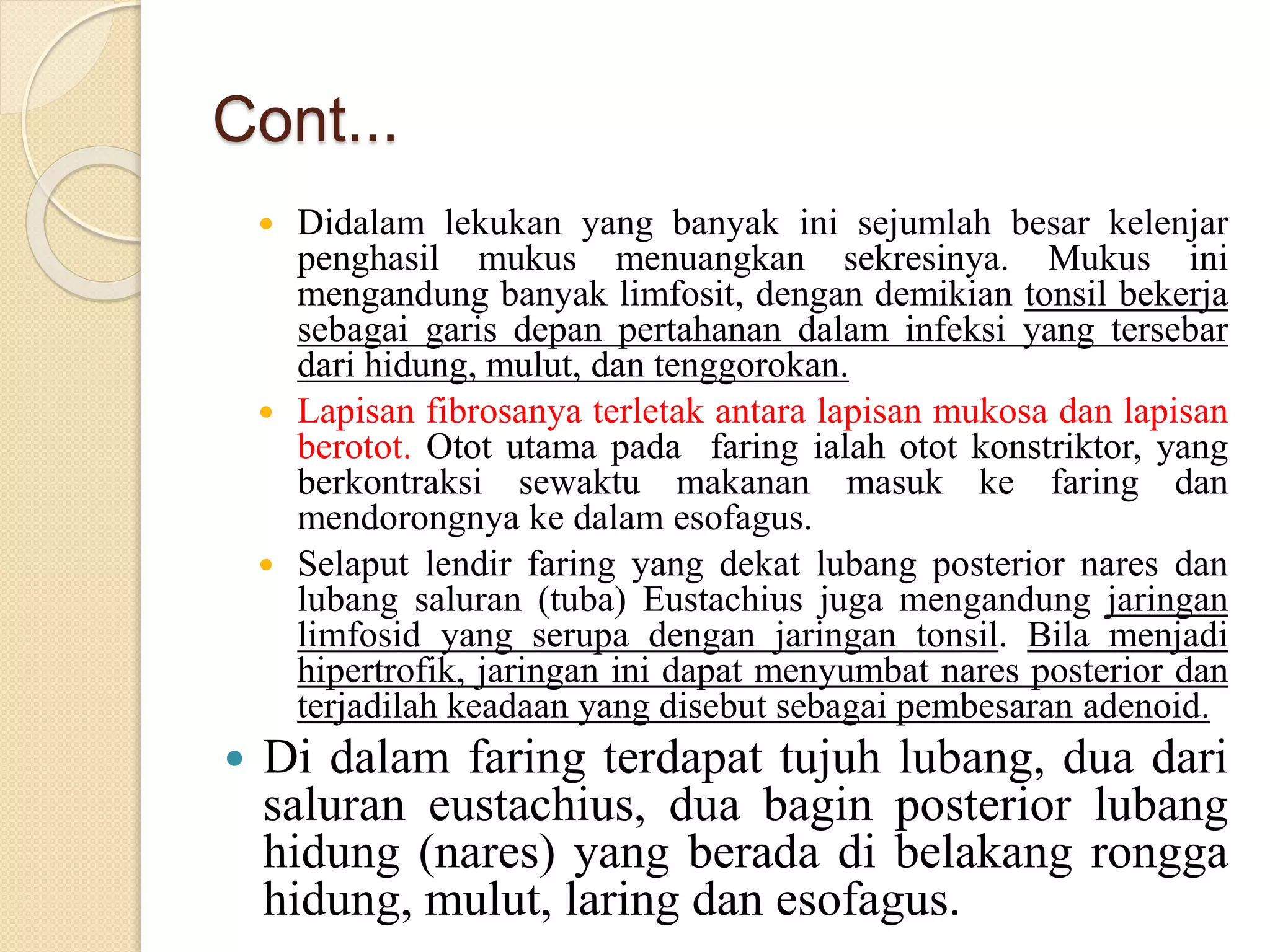 Anatomi fisiologi faring dan esofagus | PPTX