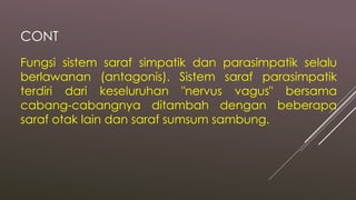 Anatomi fisiologi sistem saraf | PPTX