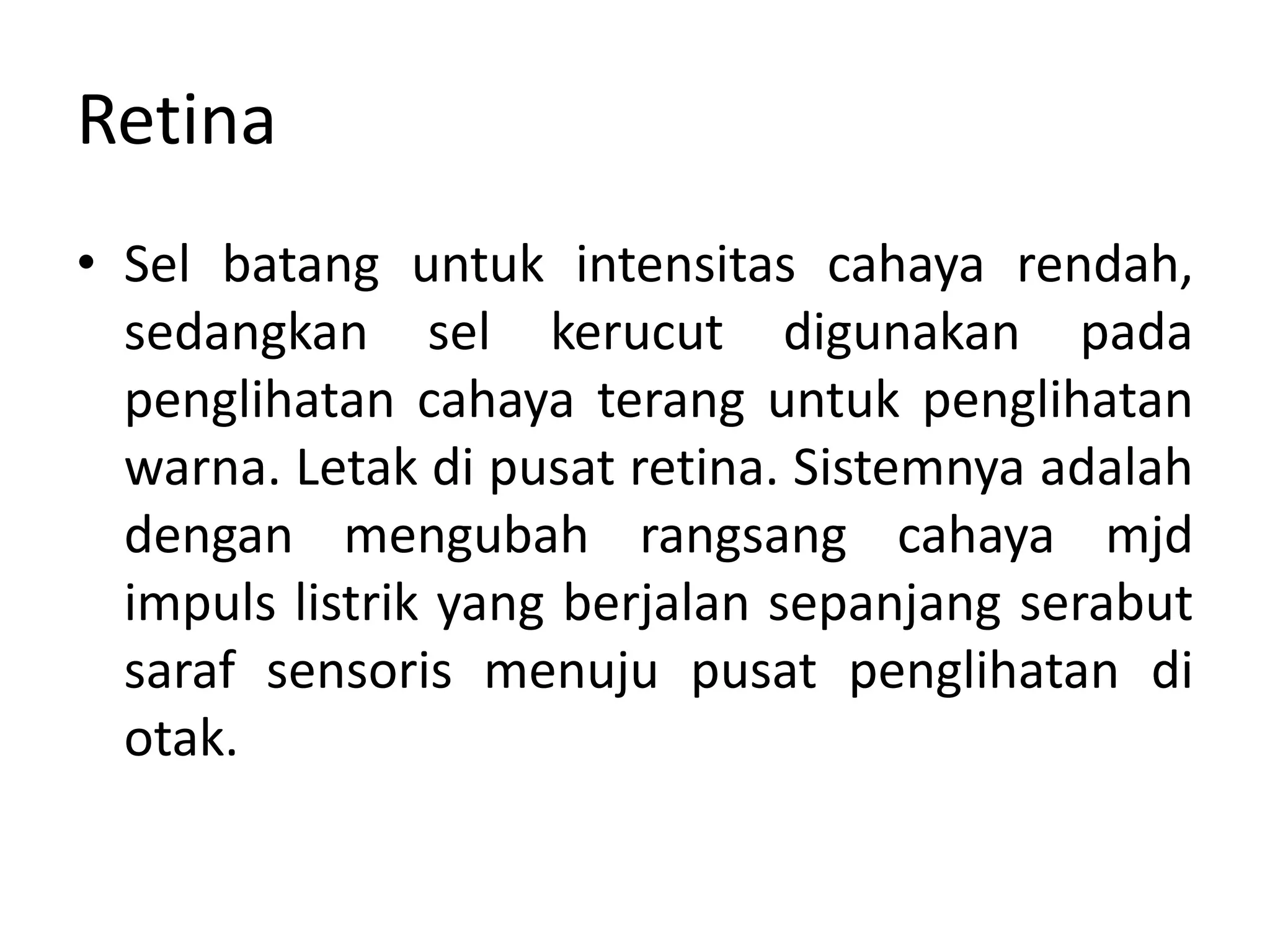 Anatomi fisiologi mata | PPTX