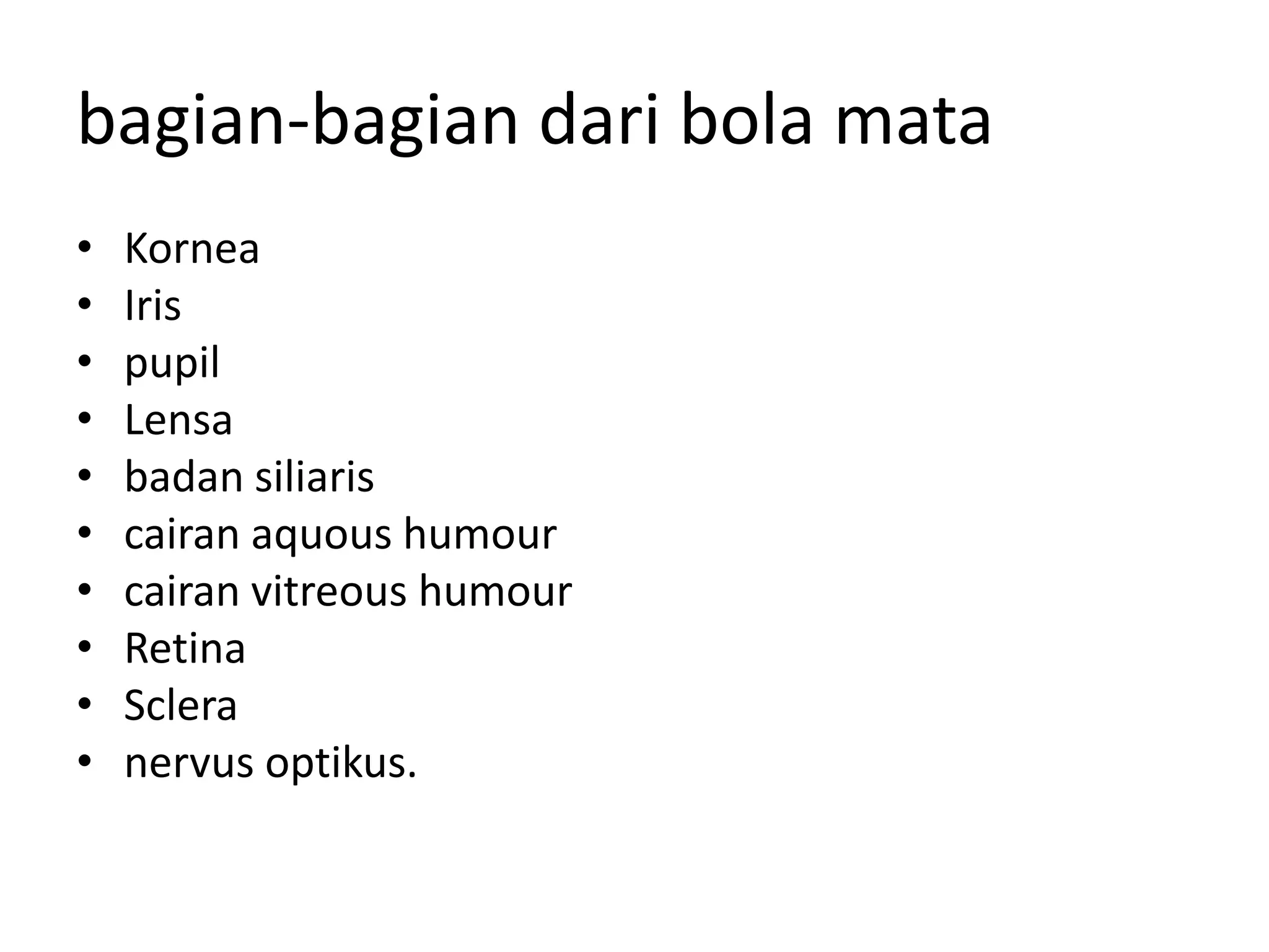 Anatomi fisiologi mata | PPTX