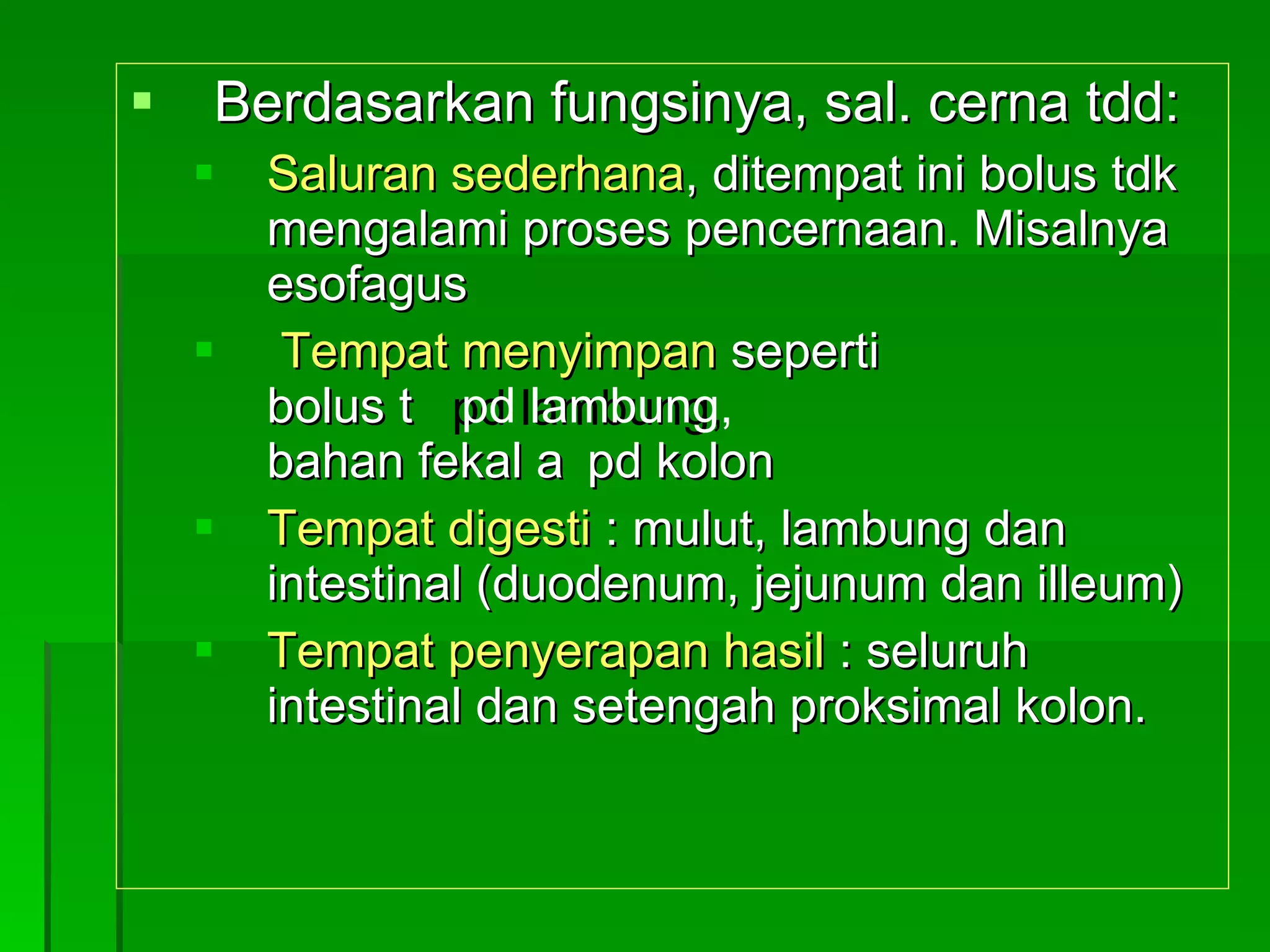 Anatomi Fisiologi Saluran Cerna | PPT