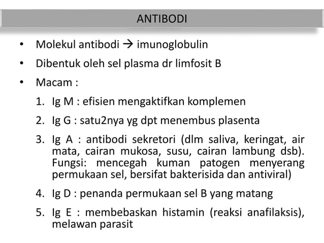 Anatomi & fisiologi sistem imunologi | PPTX