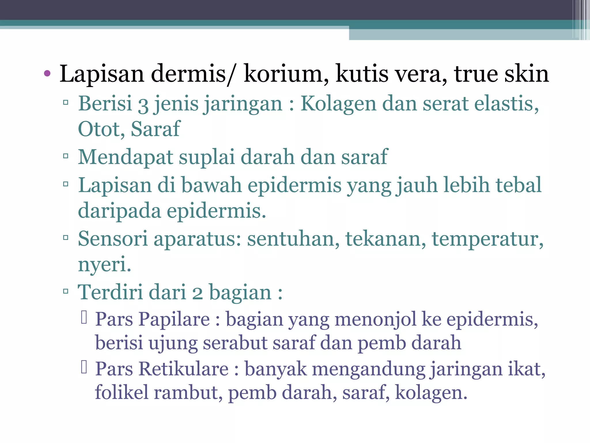 Anatomi fisiologi sistem integumen | PPT