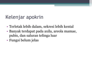 Anatomi fisiologi sistem integumen 2 | PPTX
