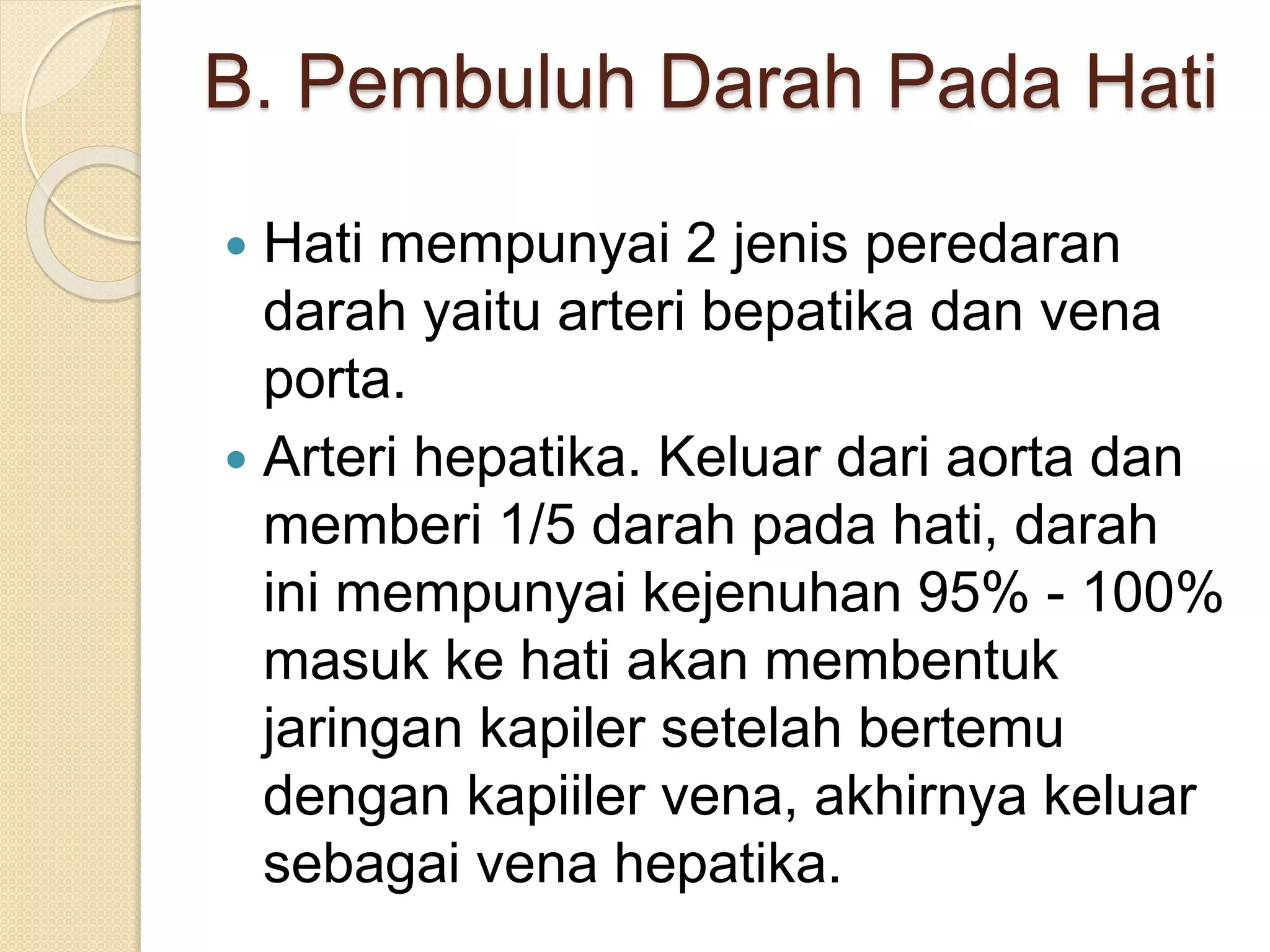Anatomi fisiologi sistem pencernaan (hati) | PPTX