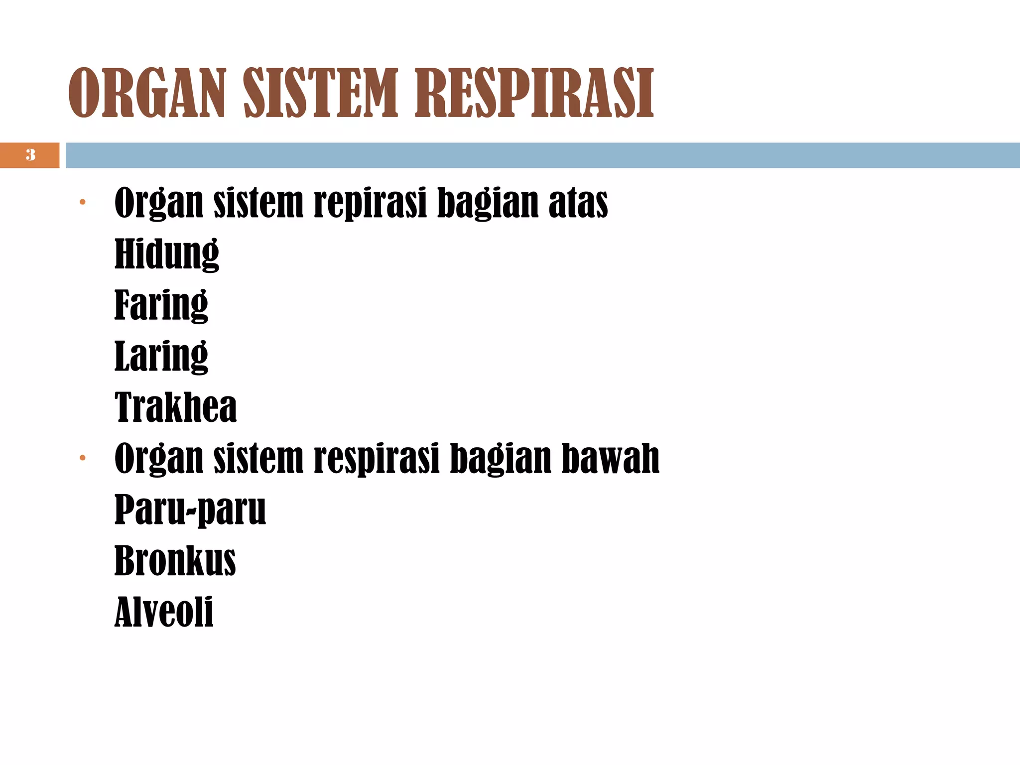 Anatomi fisiologi sistem pernafasan tm1 | PPT