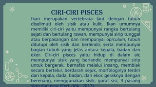 ANATOMI HEWAN / BAGIAN DARI HEWAN PISCES | PPTX