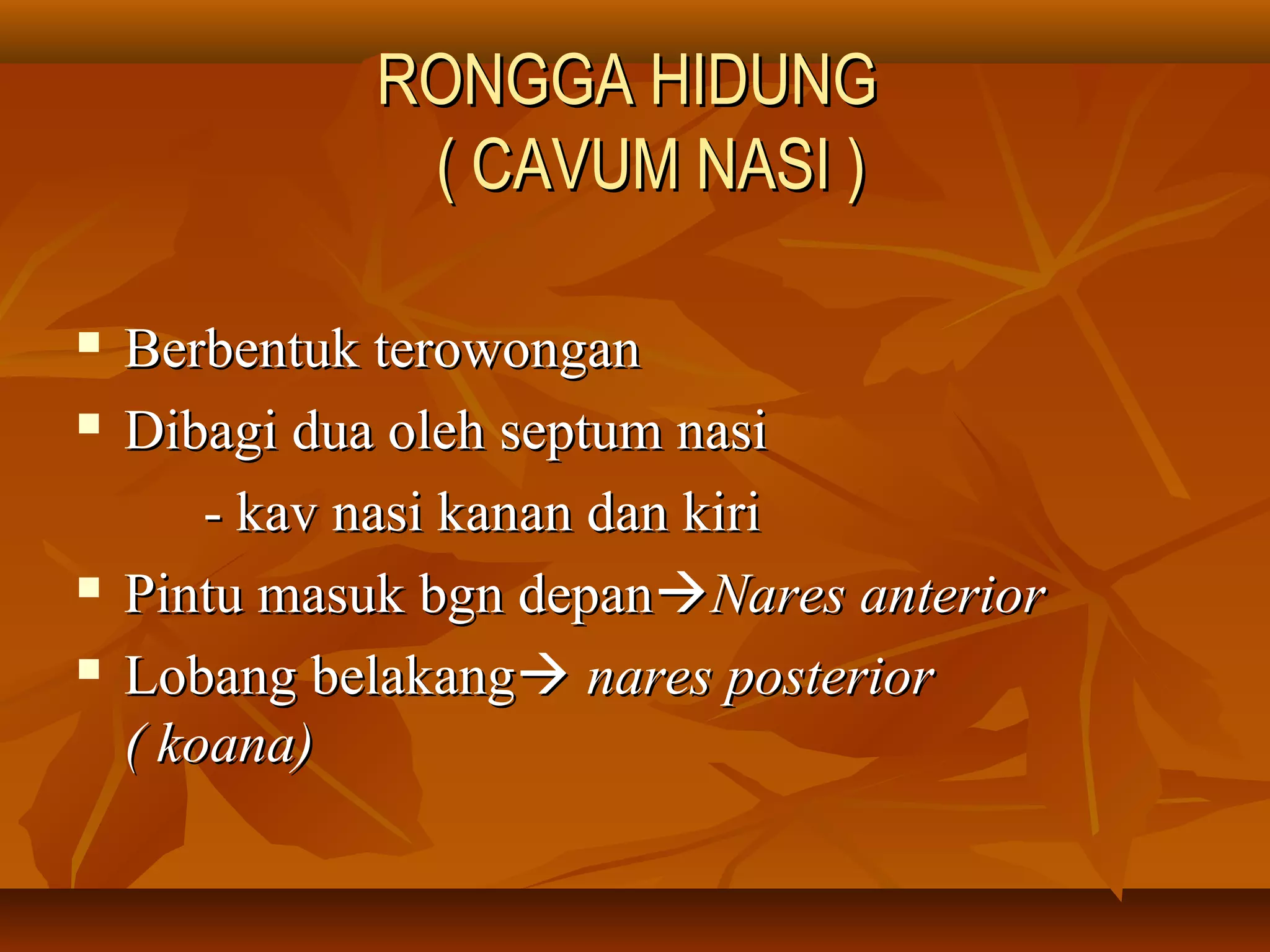 Anatomi hidung | PPT