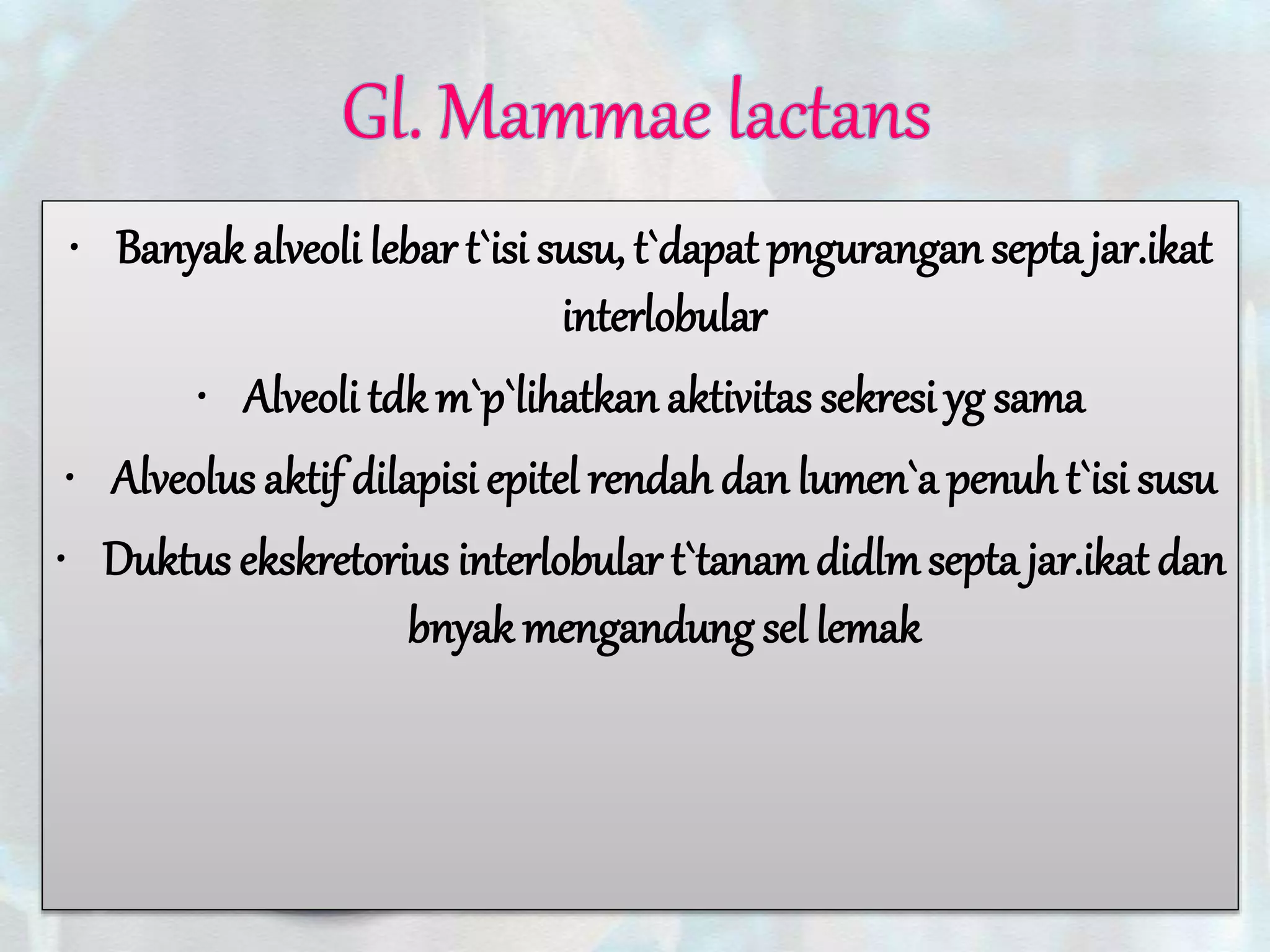 Anatomi histologi fisiologi mammae.ppt