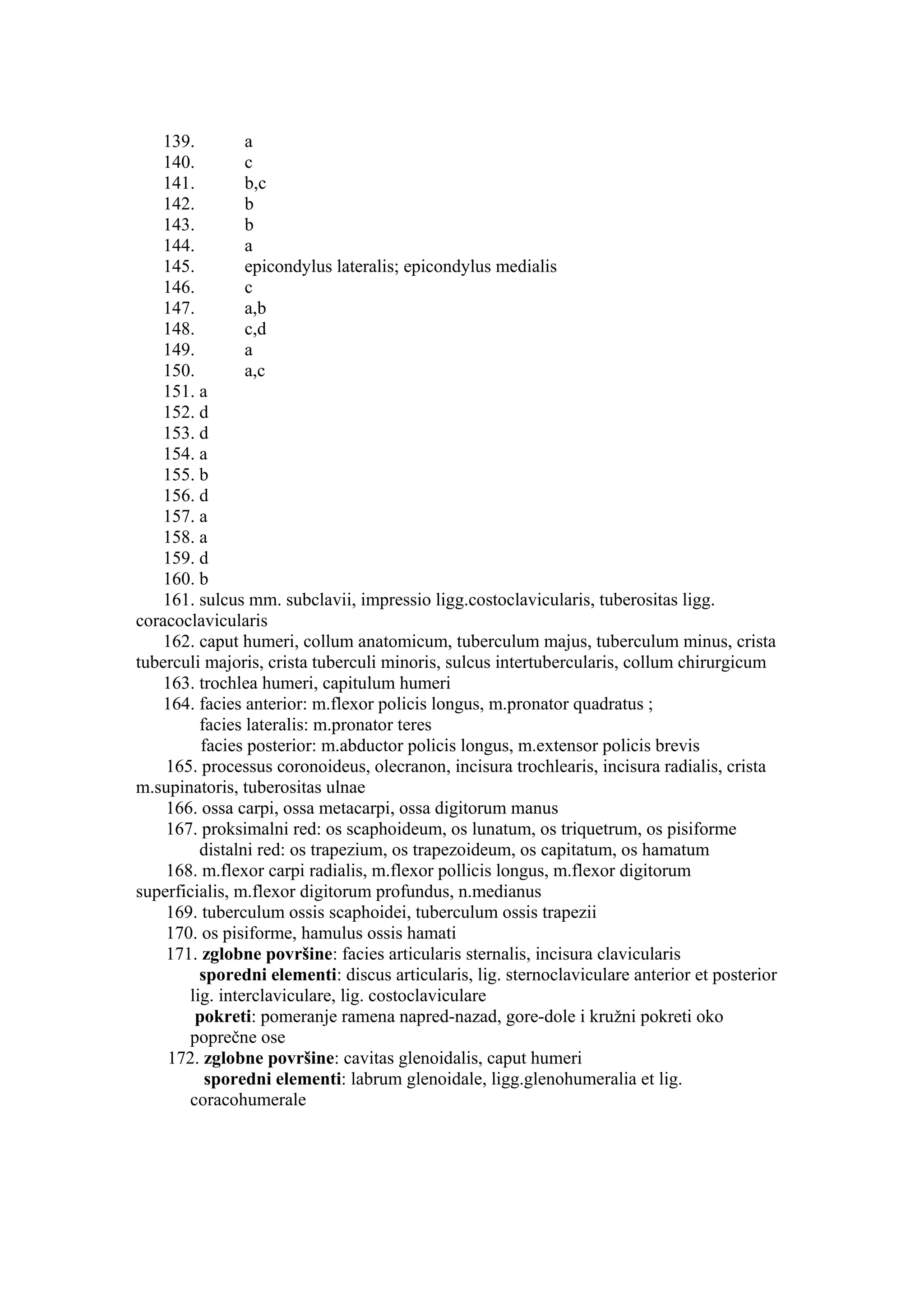 Anatomija test - copy | PDF