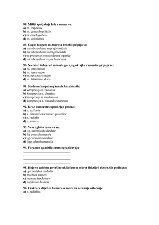 Anatomija test - copy | PDF