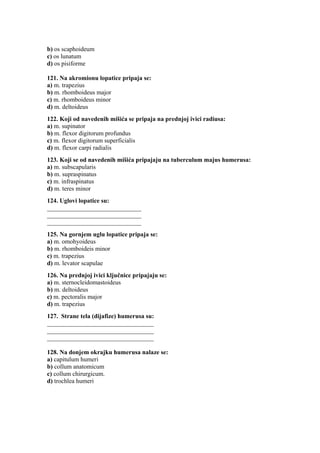 Anatomija test - copy | PDF