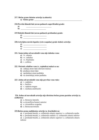 Anatomija test - copy | PDF