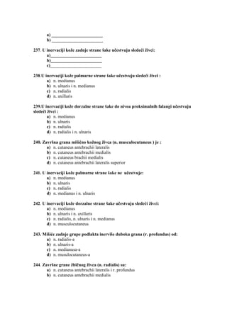 Anatomija test - copy | PDF