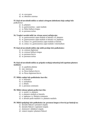 Anatomija test - copy | PDF