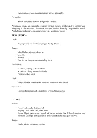 Anatomi kehamilan + perubahan | PDF