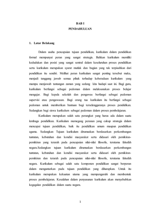 Anatomi kurikulum | DOCX