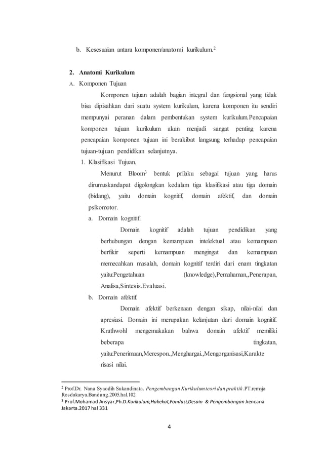 Anatomi kurikulum | DOCX