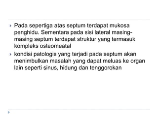 Anatomi septum | PPTX