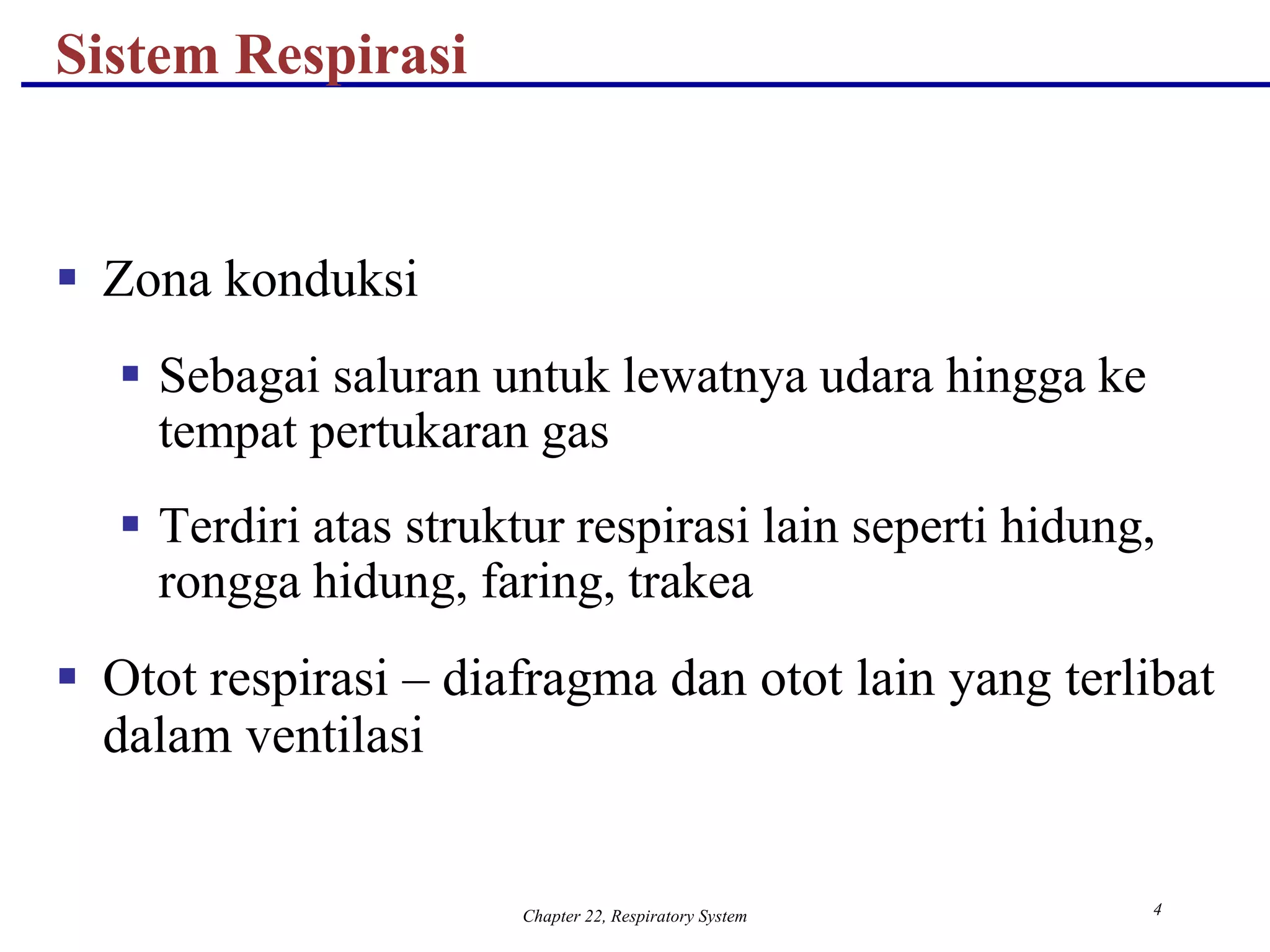 Anatomi sistem respirasi | PPTX