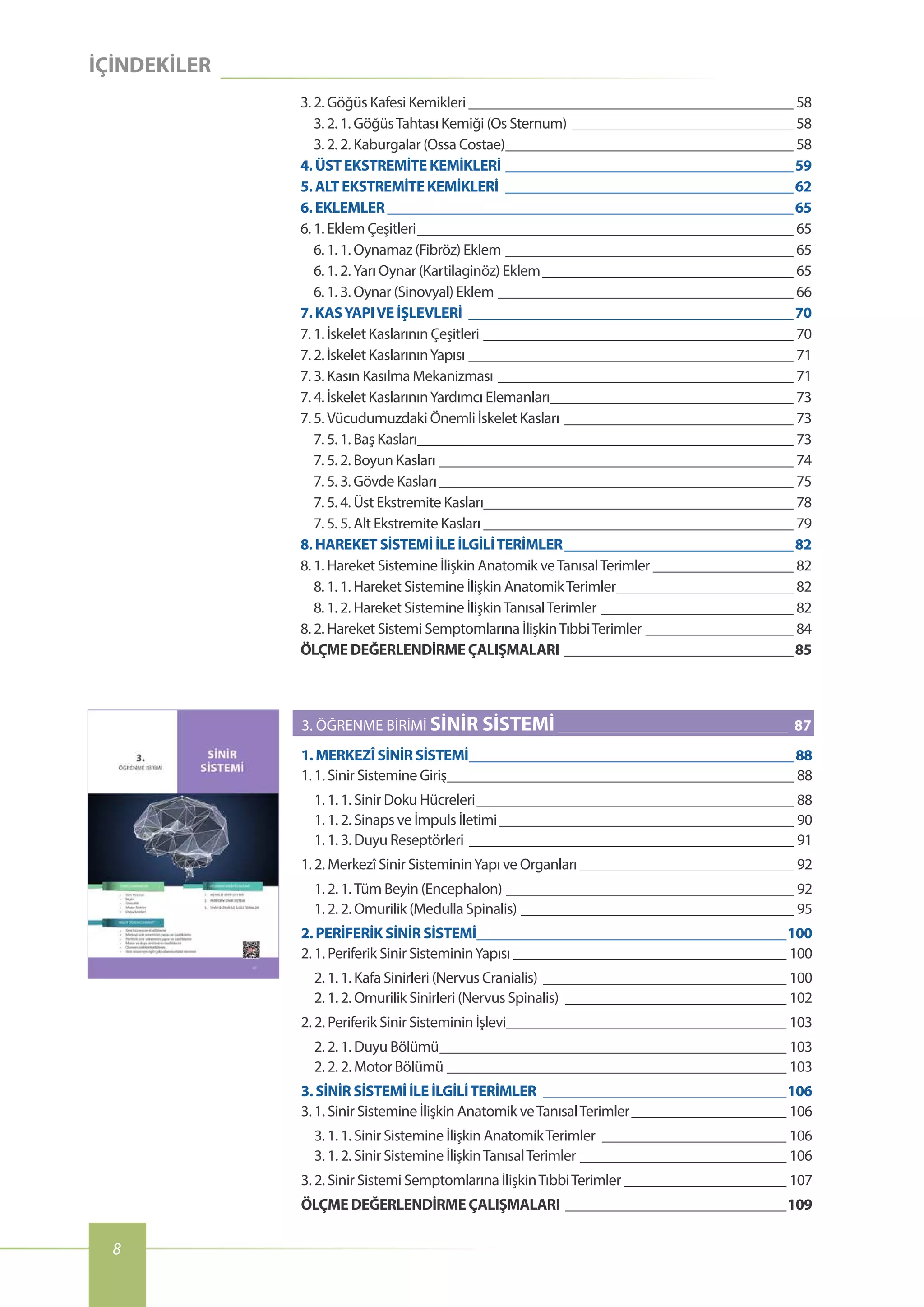 9.sınıf anatomi ve fizyoloji kitabı | PDF