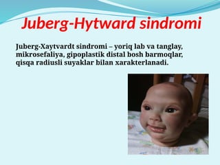 Anatomiya Lab-tanglay anomaliyasi. Ularda kuzatiladigan patologiyalar | PPT