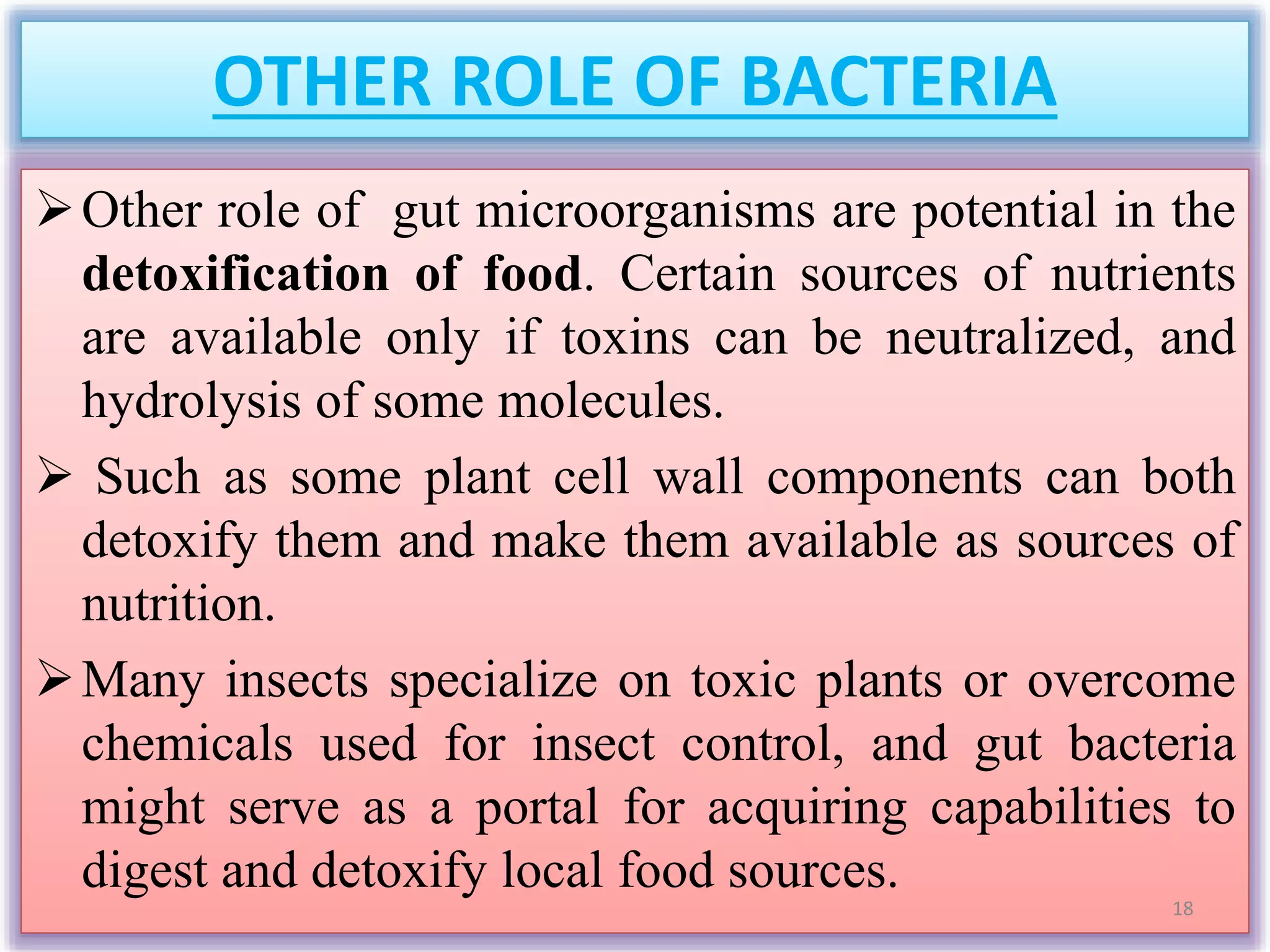 insect cellular micro-organisms and their roles | PPTX
