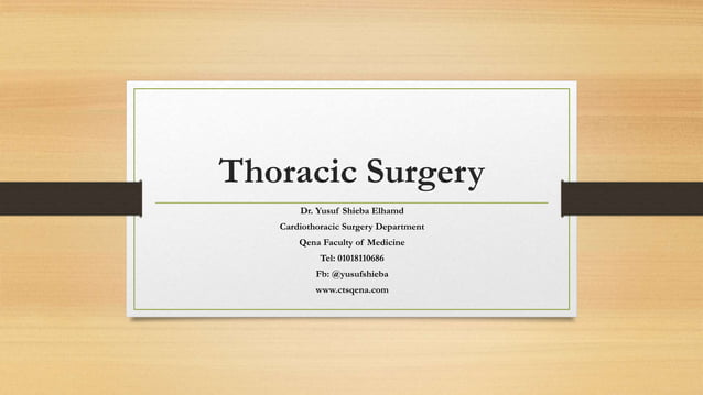 Anatomy of Thorax | PPT