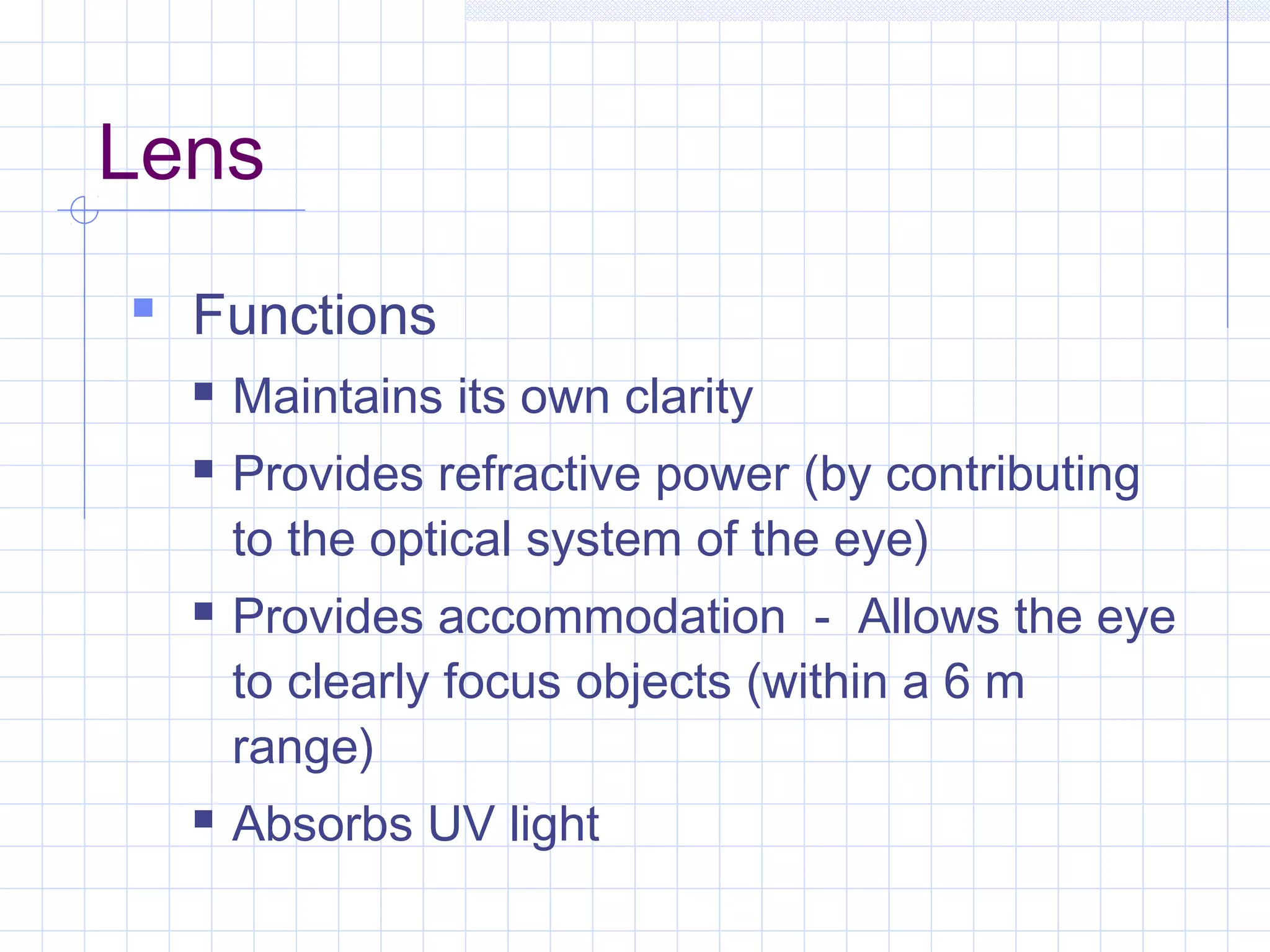 Anatomy of Lens : Ophthalmology | PPT